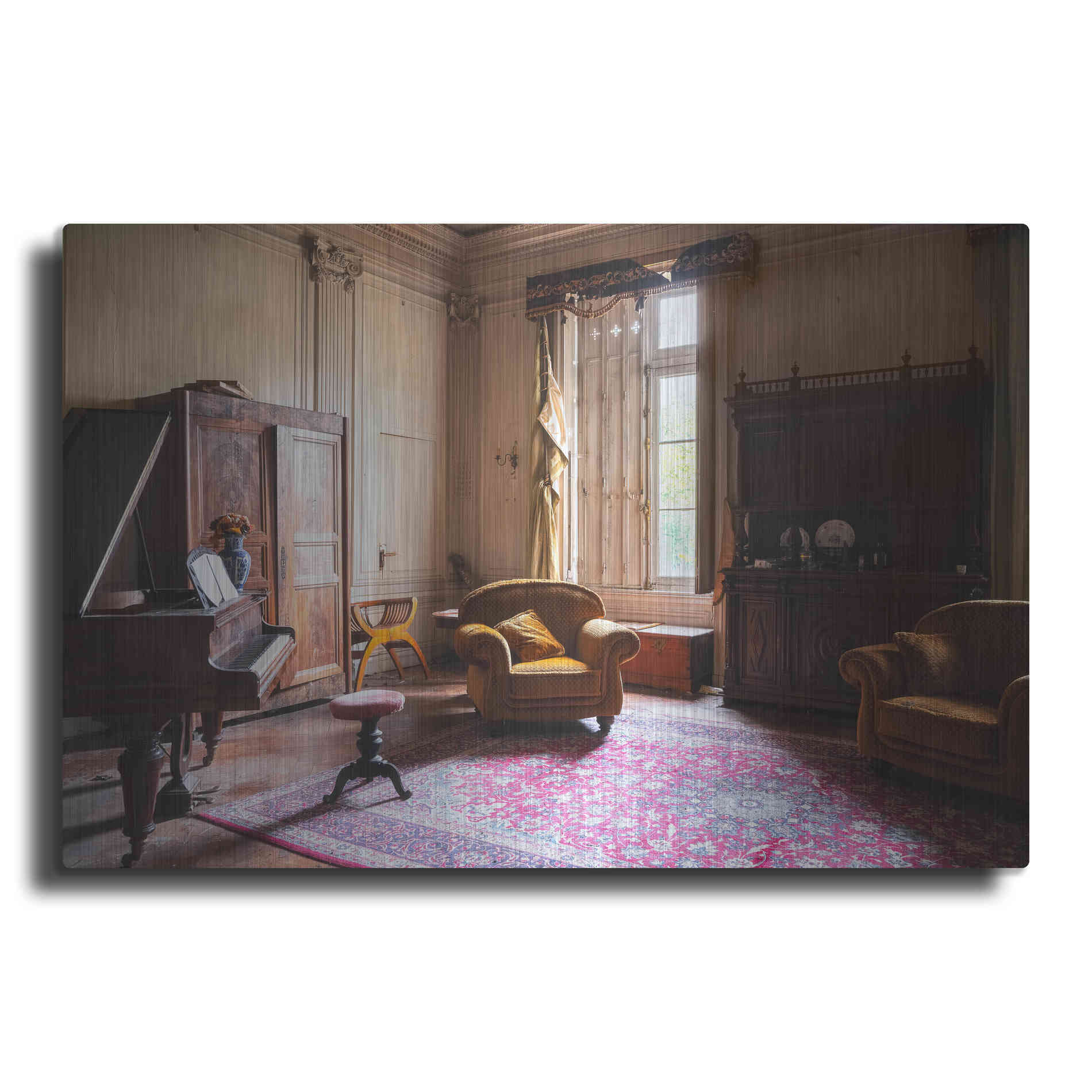 'Piano Castle' by Roman Robroek Metal Wall Art – LuxeMetalArt