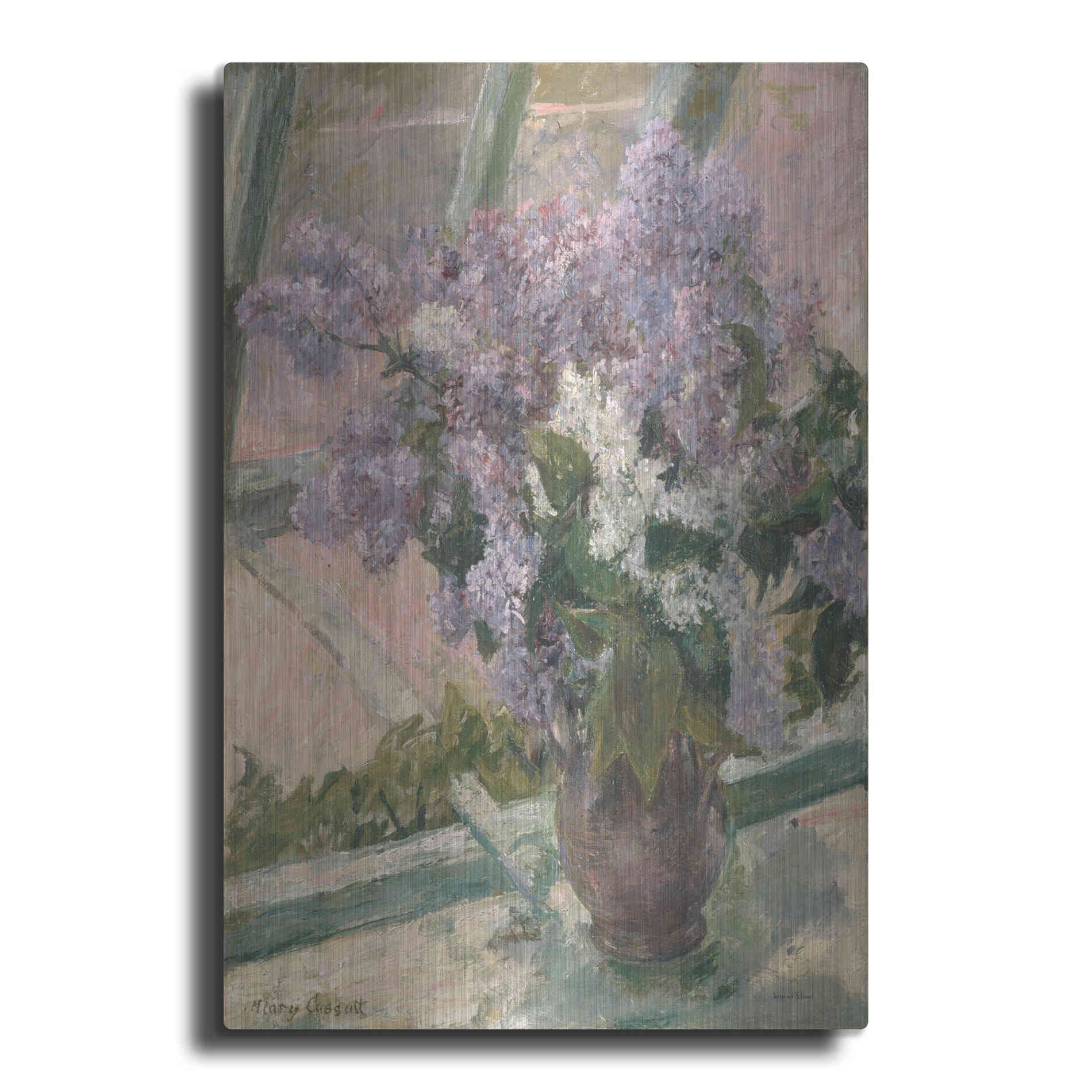 'Lilacs in the Light' by Lettered & Lined, Metal Wall Art – LuxeMetalArt